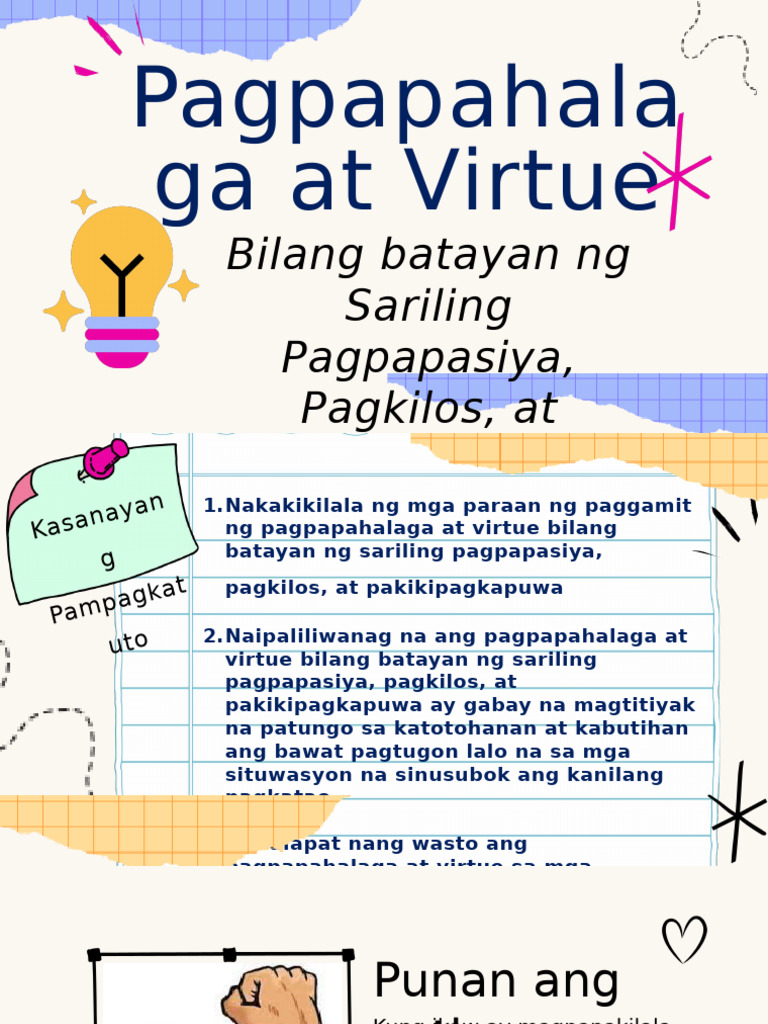 ValEd Pagpapahalaga-Birtud | PDF