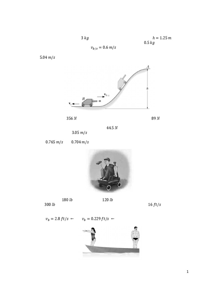 Tarea Conservación Del Momentum | PDF