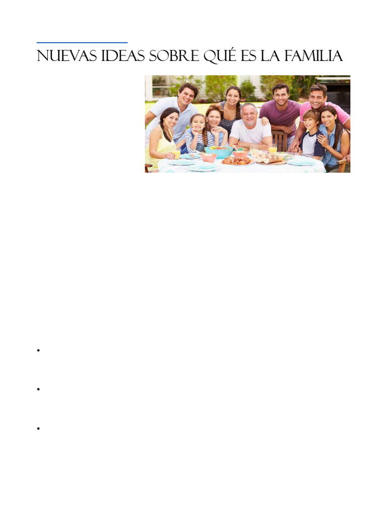Tipos y funciones de la familia moderna | PDF | Familia | Sociedad