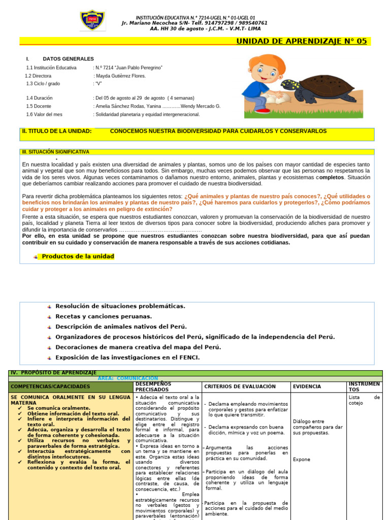 Unidad de Agosto 6to Grado | PDF | División (Matemáticas) | Multiplicación