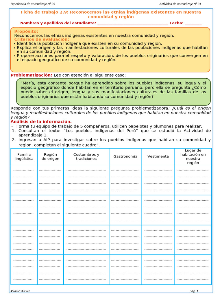 5° FT2.9 PS Act2 Eda5 | PDF | Cognición