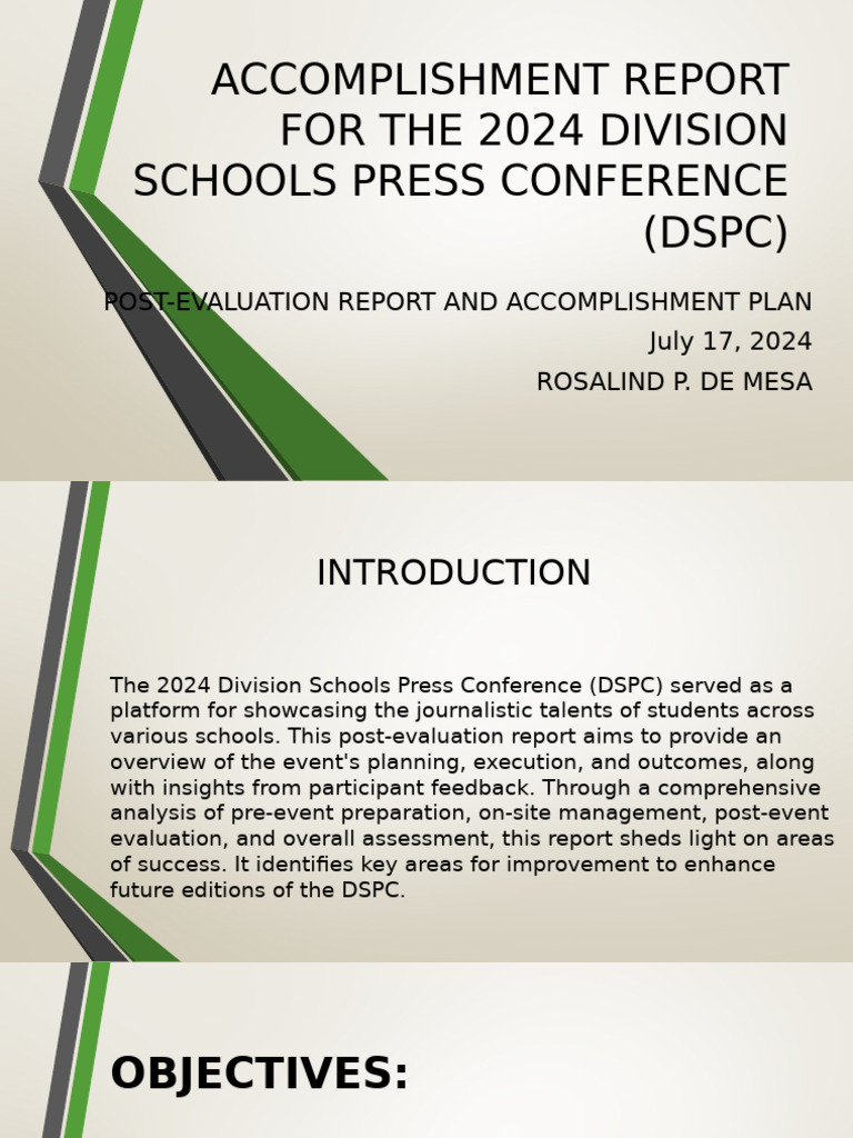 DSPC 2024 Evaluation & Future Plan | PDF | Social Media | Popular ...