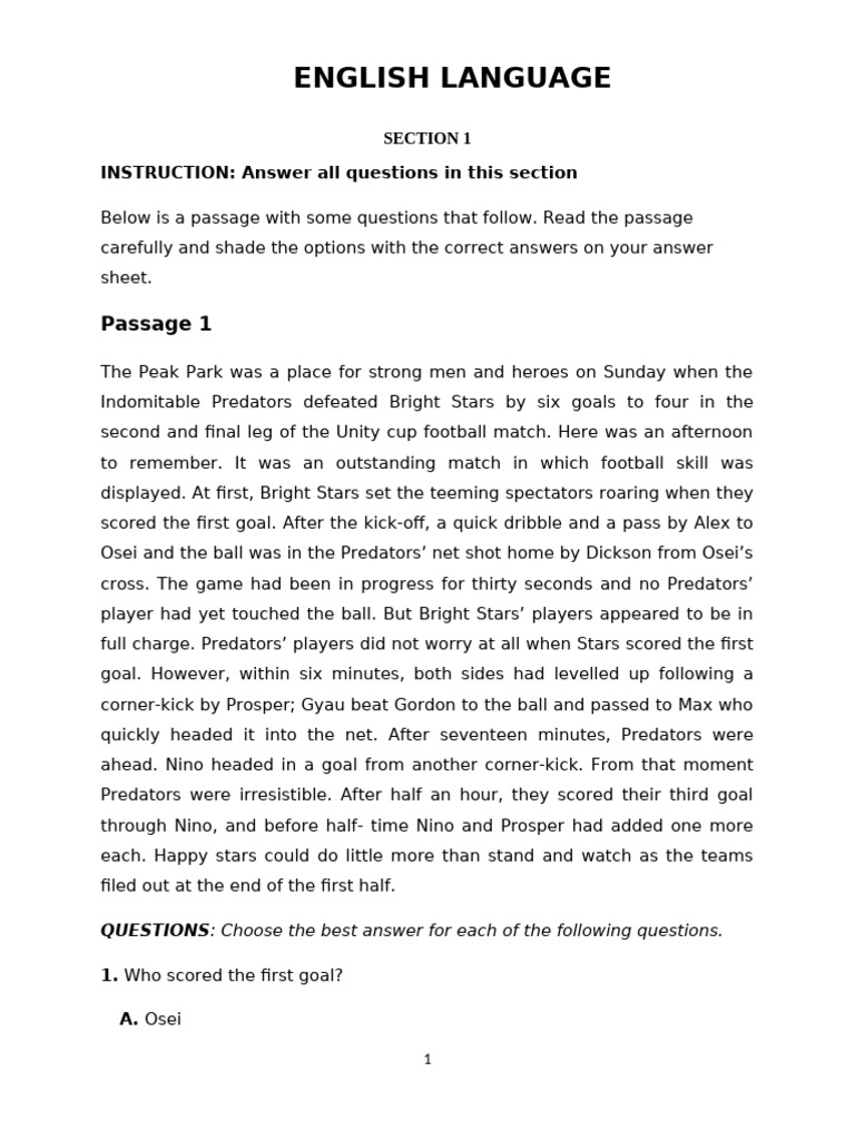 Deeper Life High School Entrance Examination | PDF | Nigeria | Science