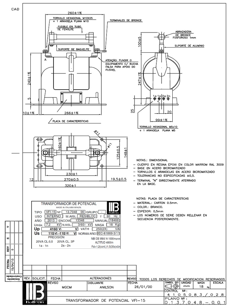 13.7048 - Vfi-15 - Planos | PDF