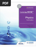 Physics For Cambridge IGCSE Coursebook David Sang Third Edition 1 | PDF