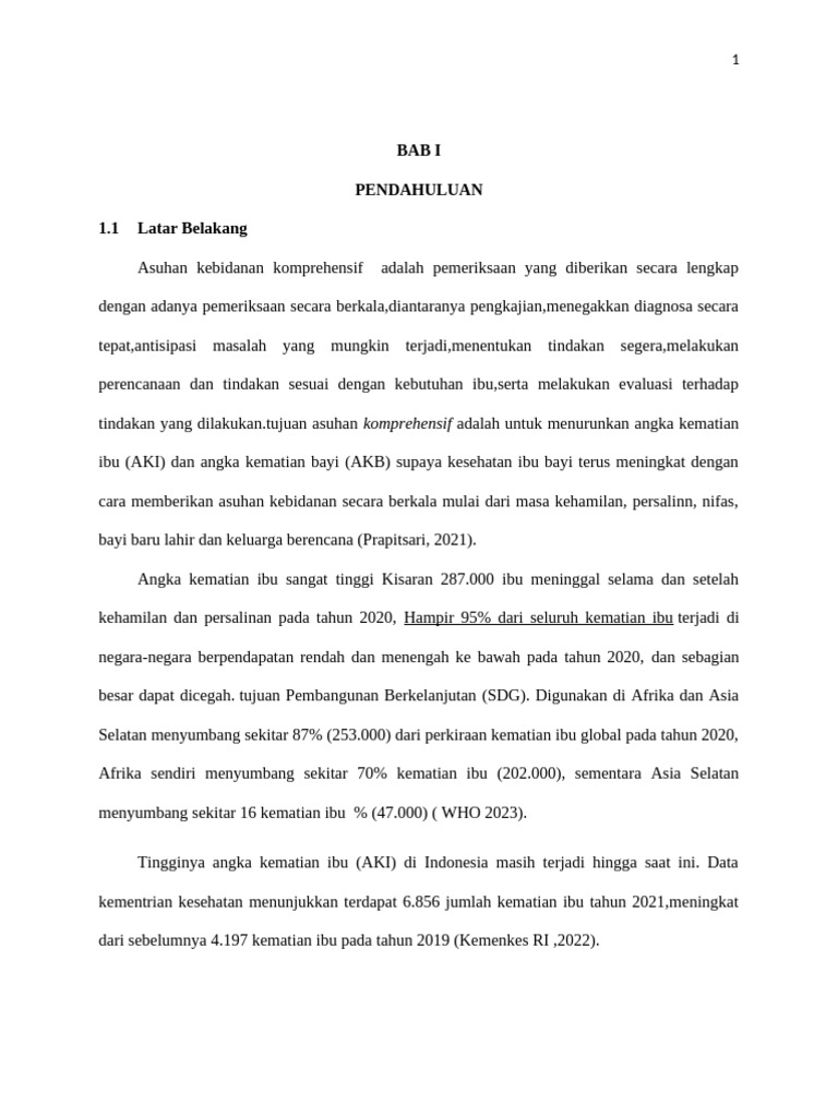PROPOSAL BAB 1, 2, 3, daftar pustaka AINUN | PDF