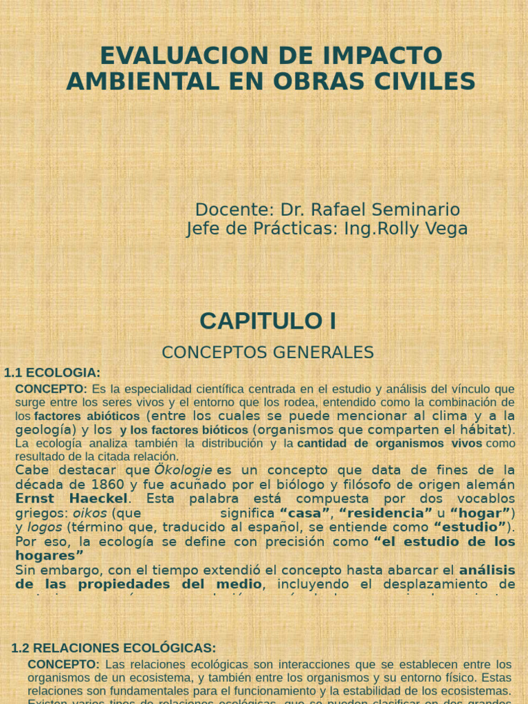 Eia 1 | PDF | Ecología | Naturaleza