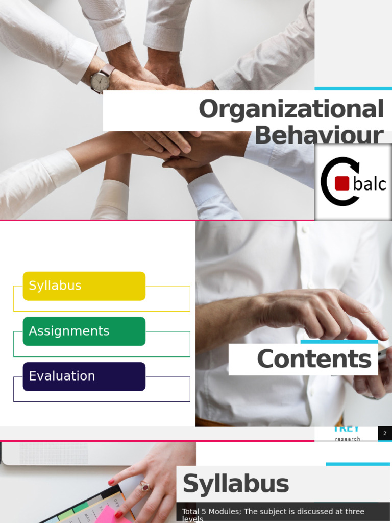 Organizational Behaviour | PDF | Organizational Culture | Industrial ...