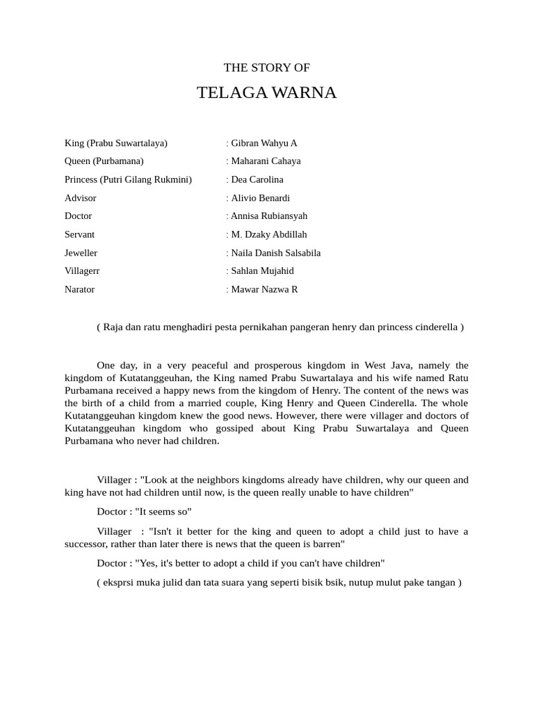 Telaga Warna Fix | PDF