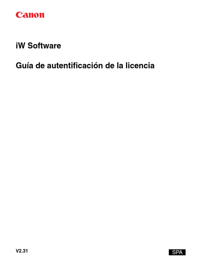 Iw Software Guia de Autentificacion de La Licencia | PDF | Microsoft ...