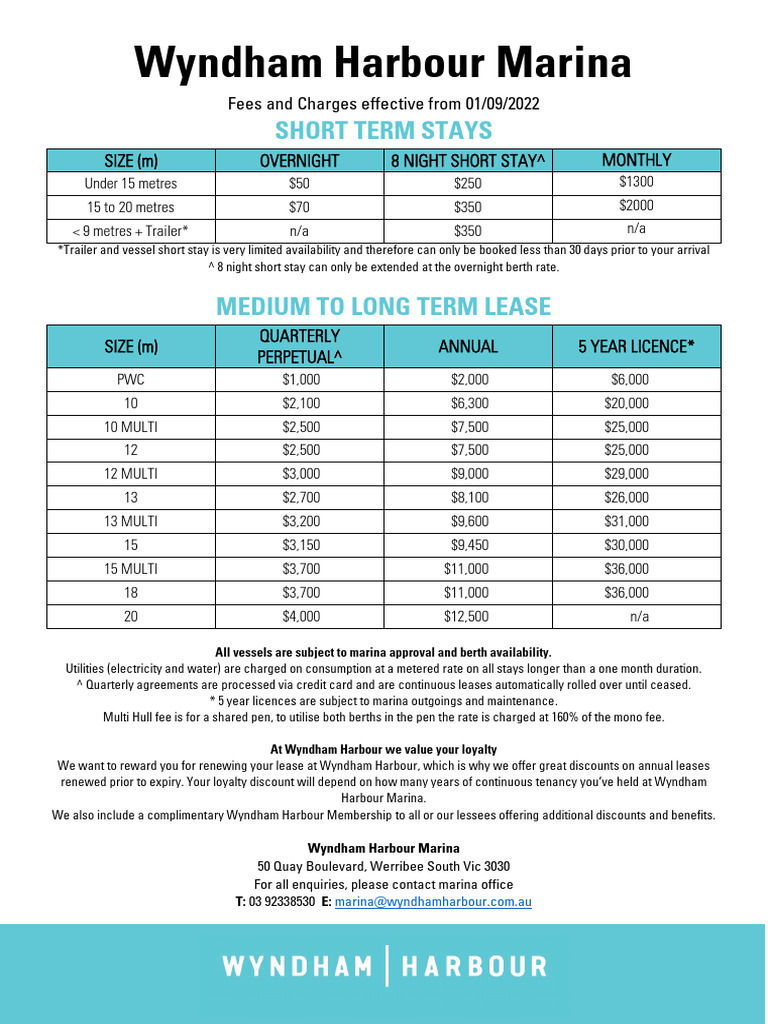 Marina management | PDF