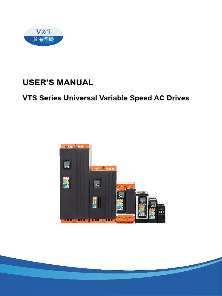 VTS Series - User Manual VTS Series Universal Variable Speed AC Drives ...