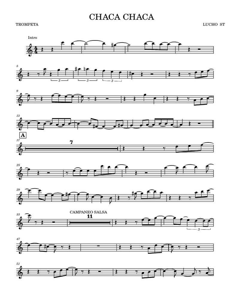 CHACA - CHACA Trompeta BB | PDF