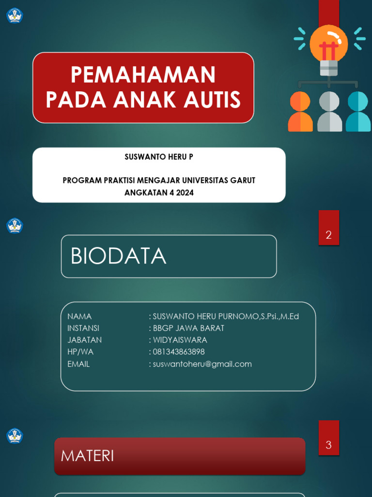 Memahami Anak Autis | PDF