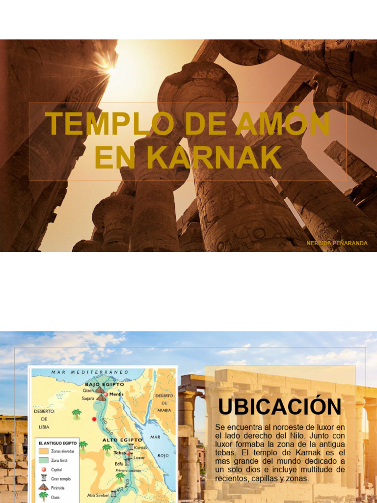 TEMPLO DE AMÓN EN KARNAK. | PDF | Tebas