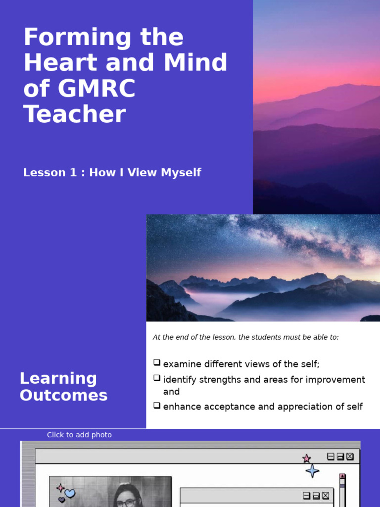 Self-Reflection for GMRC Teachers | PDF | Career & Growth