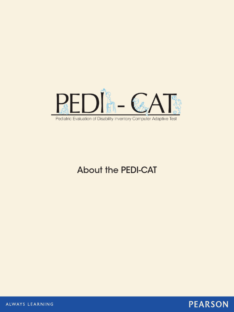 About The PEDI-CAT | PDF | Physical Therapy | Occupational Therapy