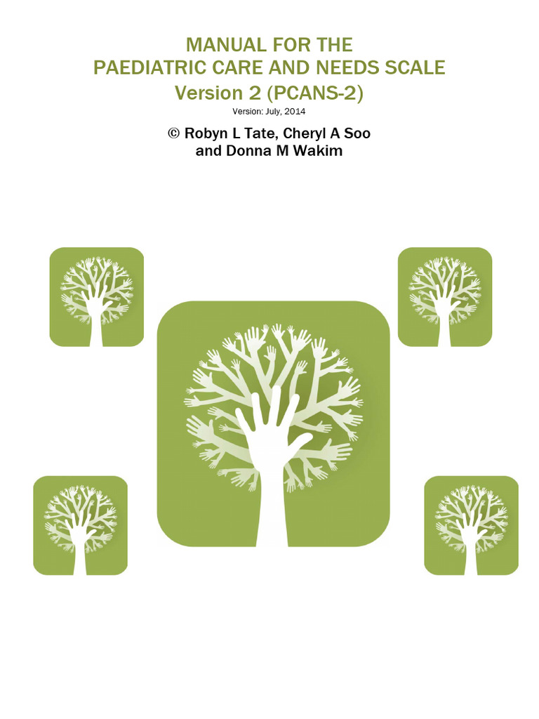 Paediatric Care and Needs Scale Manual | PDF | Questionnaire ...