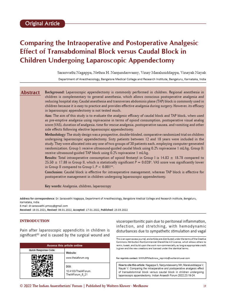 Comparing The Intraoperative and Postoperative.4 | PDF | Anesthesia ...