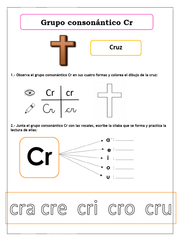 Actividades con el Grupo Cr | PDF