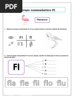 Aprendiendo A Leer 33 Fla, Fle, Fli, Flo, Flu | PDF