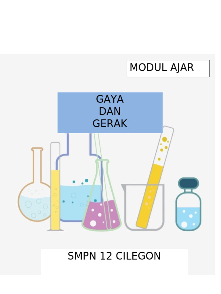 4 Modul Ajar IPA - Gaya Dan Gerak | PDF