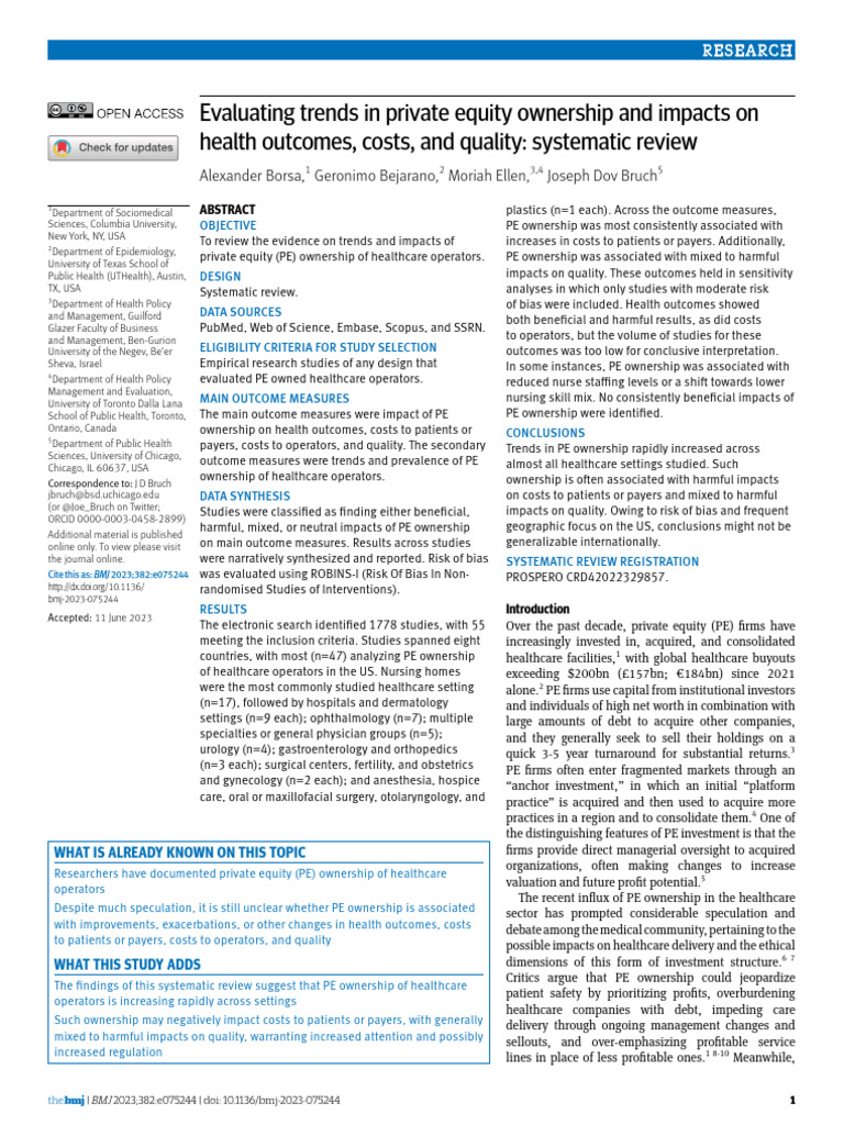 Bmj 2023 075244 Full Pdf Health Care Systematic Review