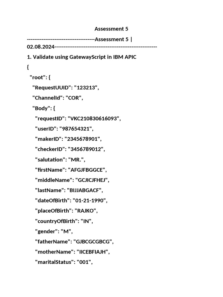 Assessment 5 | PDF | Communications Protocols | Xml
