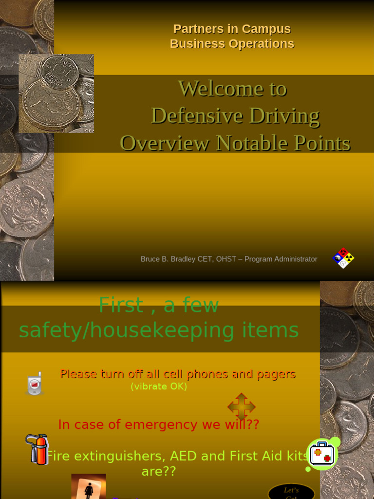 Defensivedrivingoverview | PDF | Department Of Motor Vehicles | Vehicles