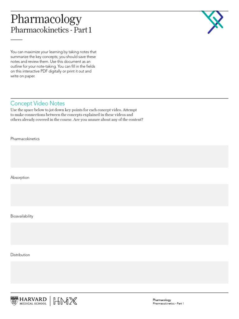 Pharmaco Kinetics Part 1 | PDF | Pharmacokinetics | Bioavailability