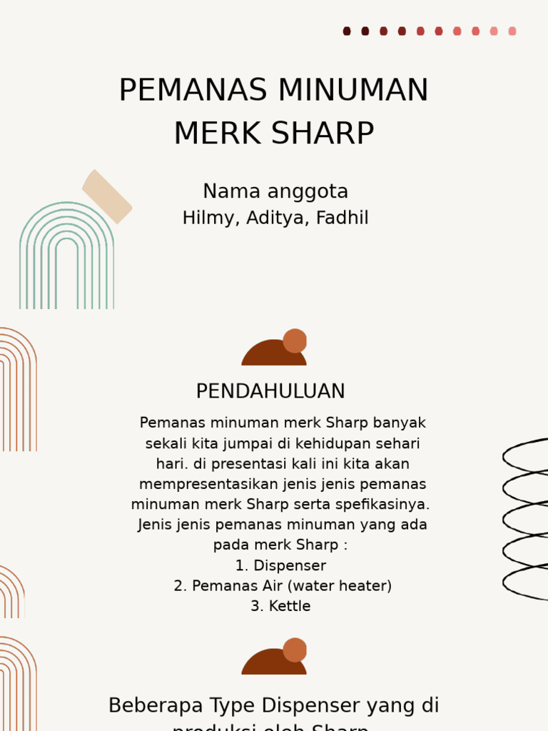 Pemanas Minuman Merk Sharp - PPTX 20240814 085700 0000 | PDF | Sains & Matematika