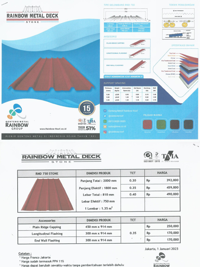 Rainbow Roof 05 Metal Deck | PDF