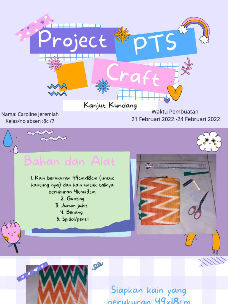 PTS Craft Membuat Kanjut Kundang - Caroline - 8C | PDF | Griya & Taman ...