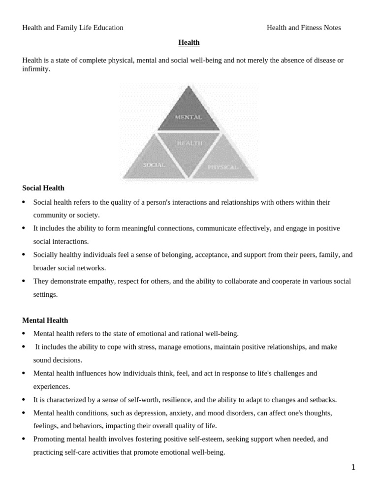 What is Health | PDF | Physical Fitness | Mental Health