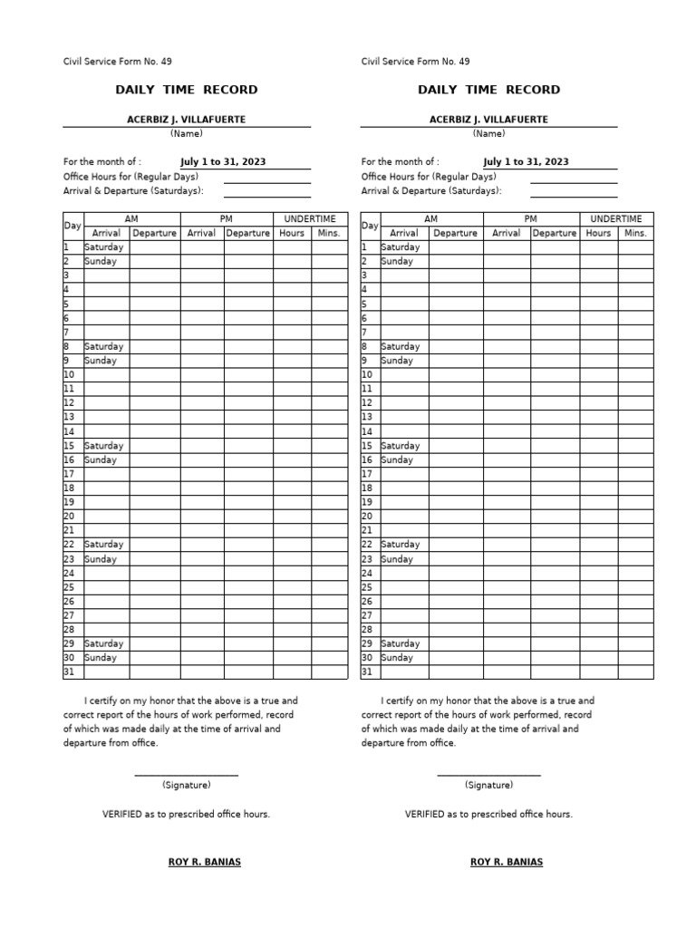 Villafuerte_DTR 2023 (1) | PDF