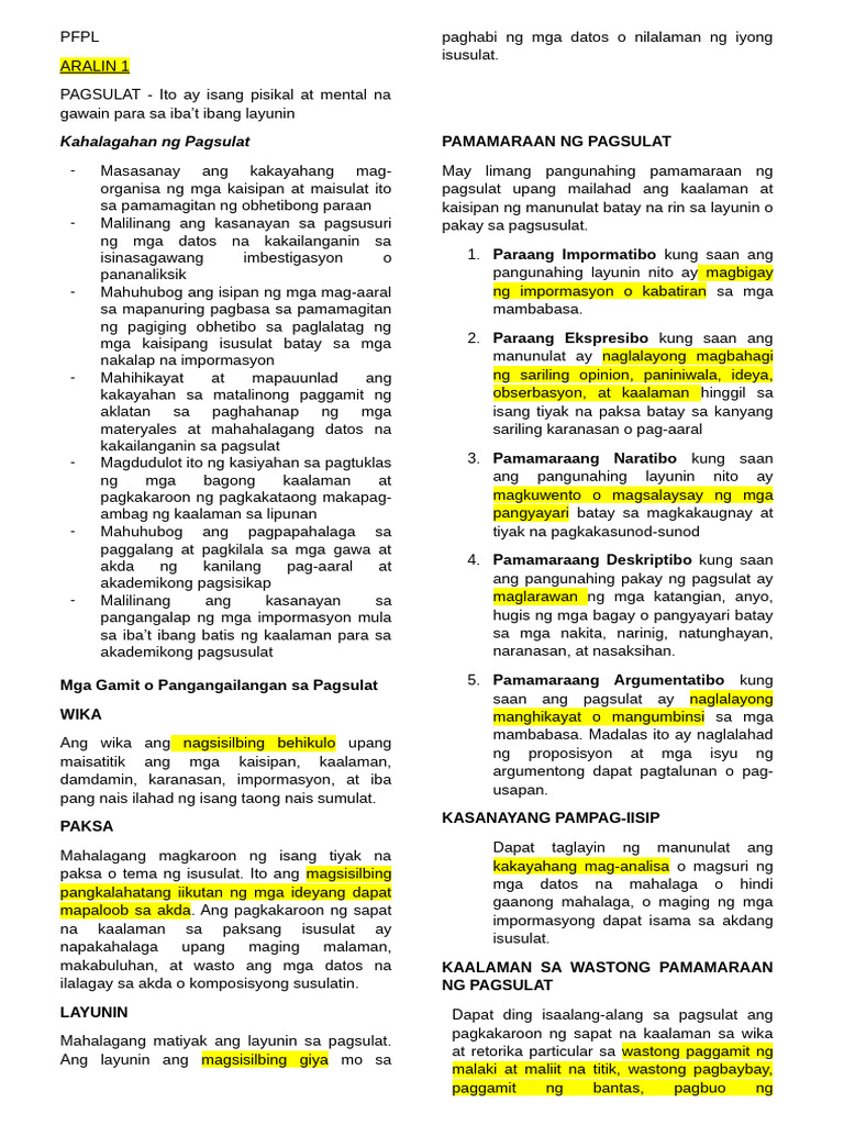 PFPL Reviewer | PDF