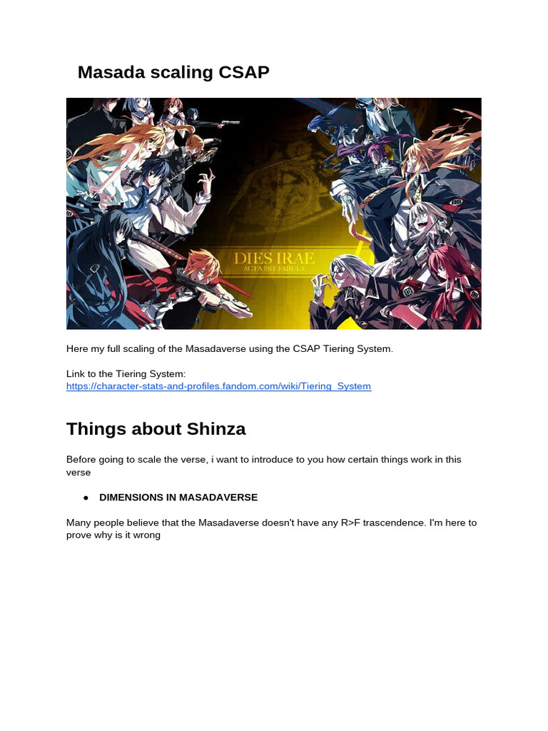 Masadaverse Full Scaling | PDF | Concept | Existence