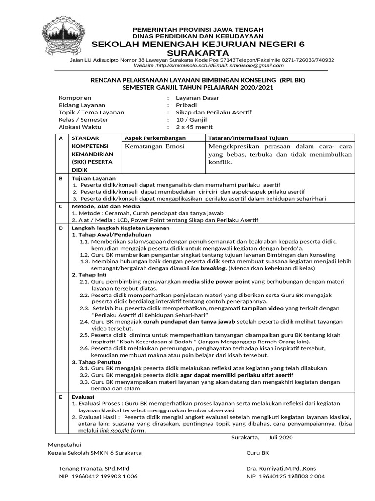RPL Dan Materi BK - Memahami Pentingnya Perilaku Asertif | PDF | Pengembangan Diri | Sains ...
