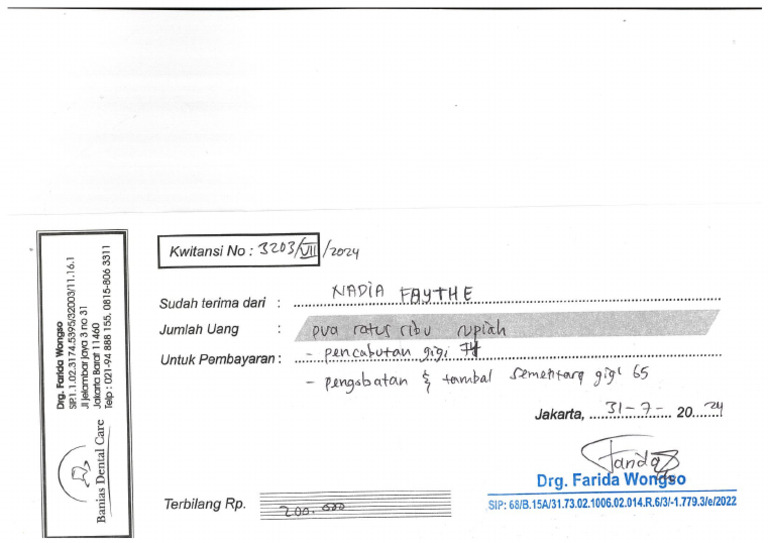 Kwitansi 2 | PDF