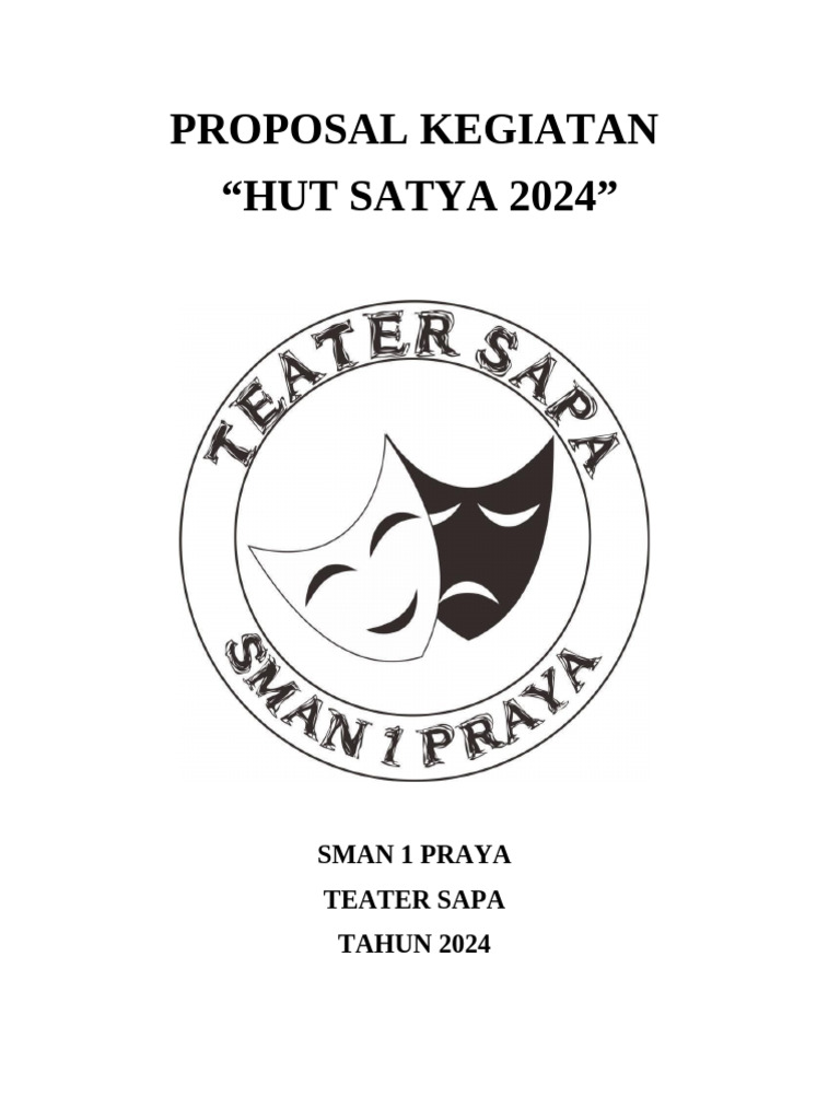 Proposal Hut Satya 2024 | PDF