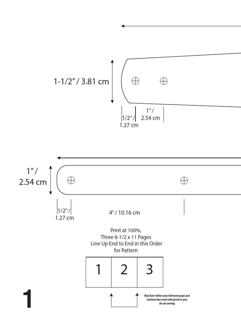 Rifle Sling Pattern Printable | PDF