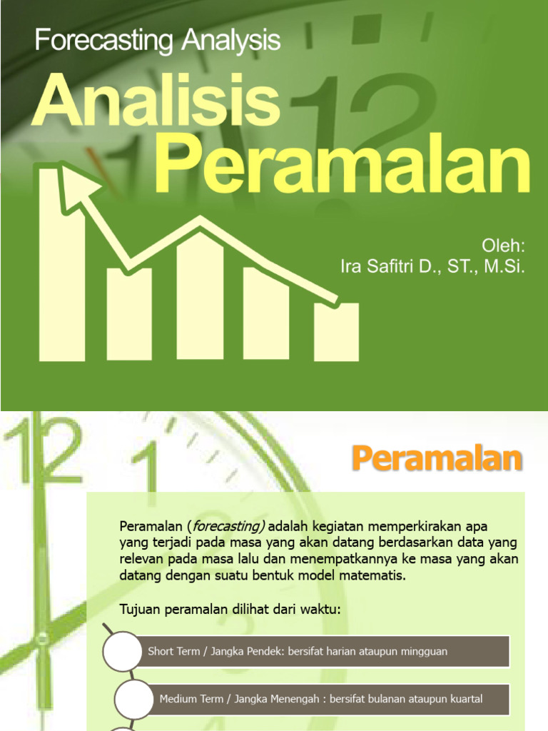 Forecasting Analysis2 | PDF | Metode & Bahan Ajar