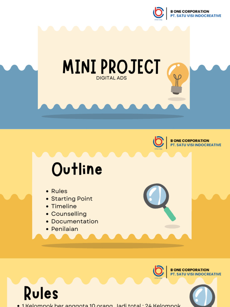 Skenario Mini Project Digital Ads | PDF | Bisnis