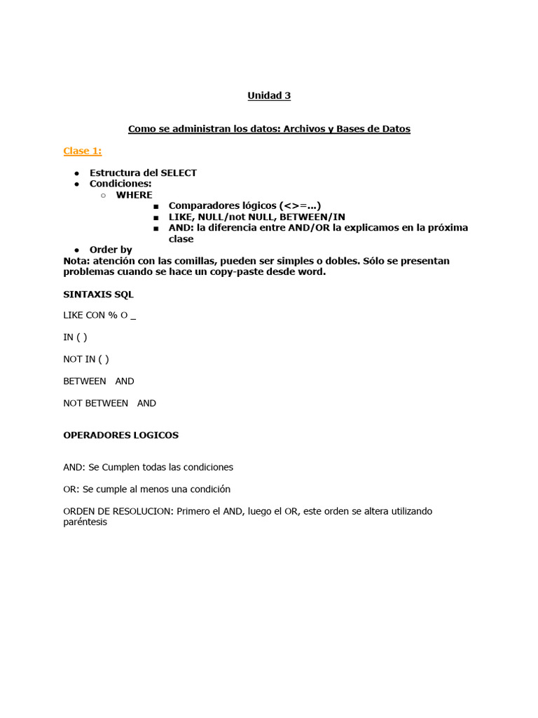 SQL - Ejercicios Resueltos Dela Guia | PDF | SQL | Bases de datos SQL - Ejercicios Resueltos Dela Guia | PDF | SQL | Bases de datos