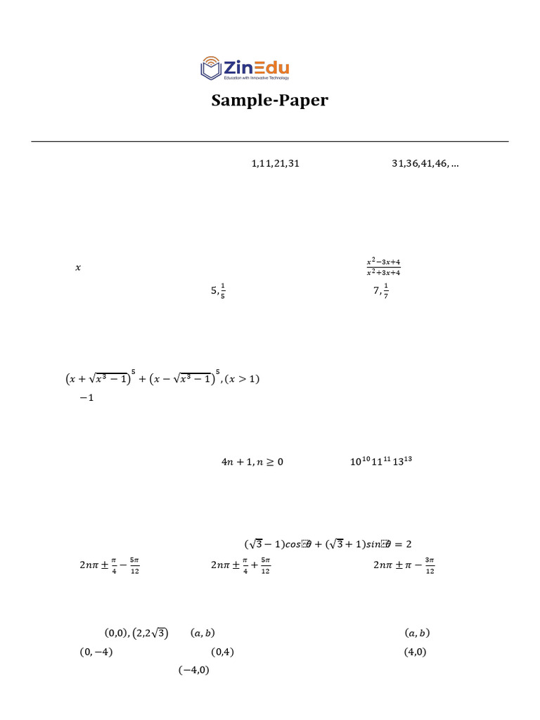 iZEST 12th Sample Paper Med and Engg | PDF | Chemical Substances ...