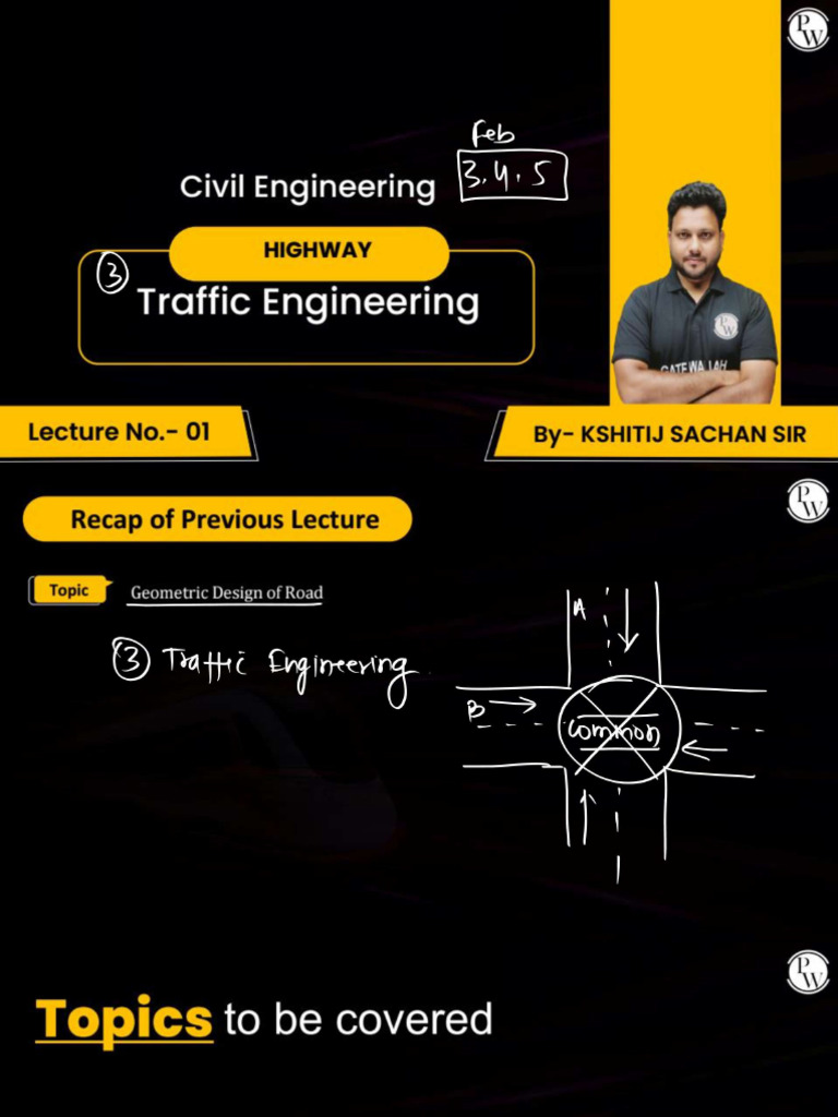 Traffic Engineering 01 Class Notes PDF | PDF