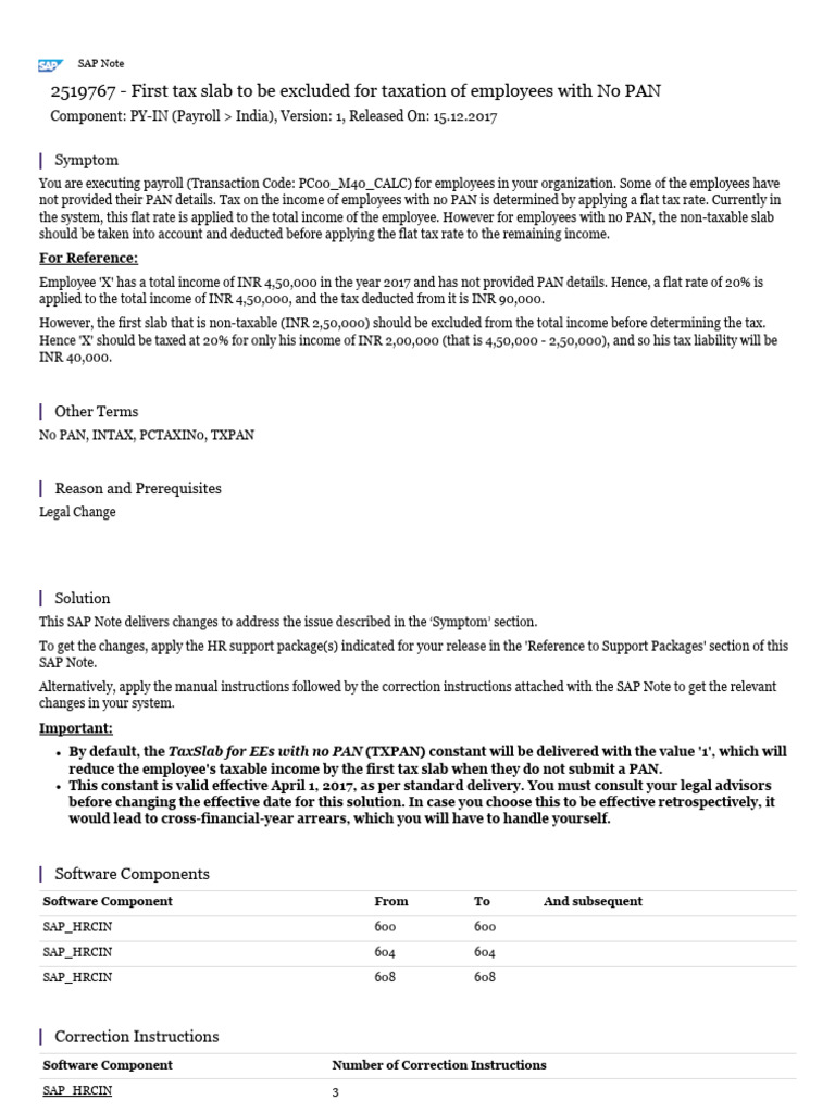Pan Inoperattive 206aa Sap | PDF | Flat Tax | Taxes