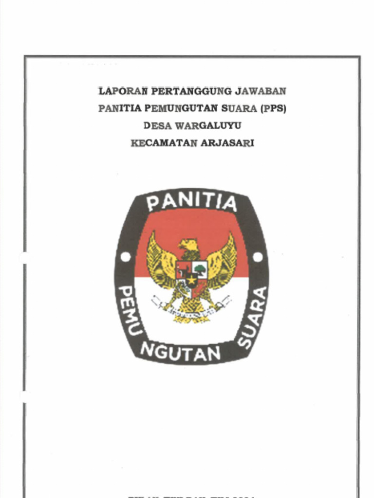 LPJ Sekretariat PPS Wargaluyu BJBS Bulan Juni Dan Juli 2024 | PDF