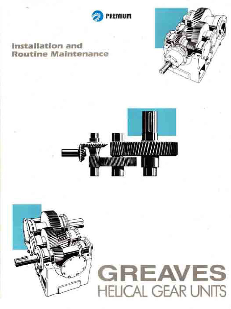 Greaves - Helical Gearbox Installation | PDF
