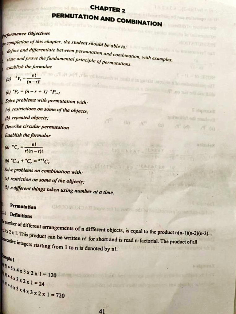 STA211 - Permutation & Combination | PDF